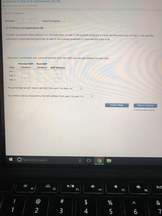 Solved Additional Problems& Applications (Ch 10) อ or, | Chegg.com