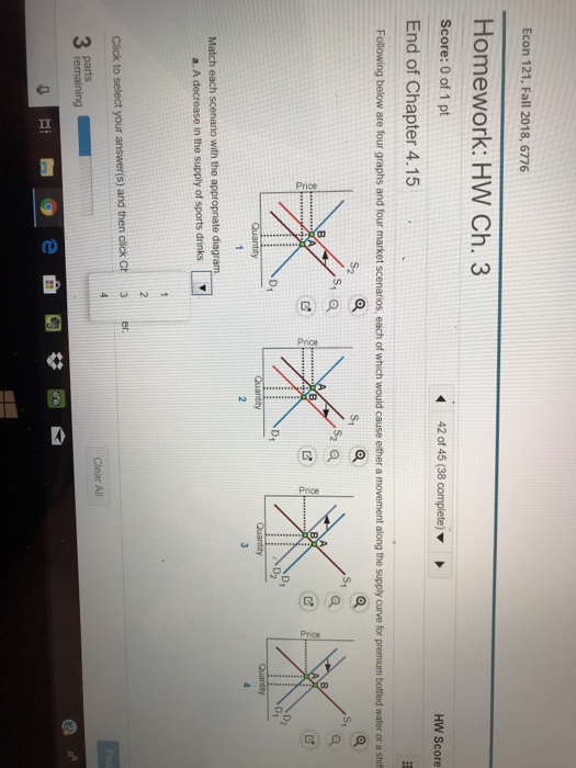 Solved Econ 121, Fall 2018, 6776 Homework: HW Ch. 3 Score: 0 | Chegg.com