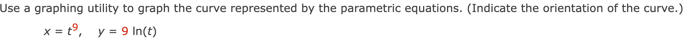 Solved Use a graphing utility to graph the curve represented | Chegg.com