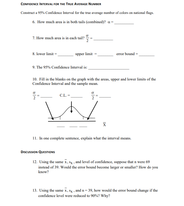 Solved Confidence Interval: Practice 2; Confidence Intervals | Chegg.com