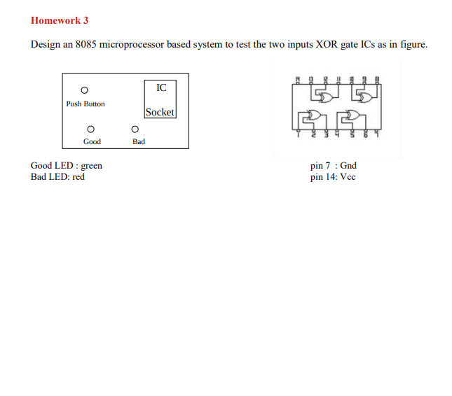 Solved Homework 3 Design an 8085 microprocessor based system | Chegg.com