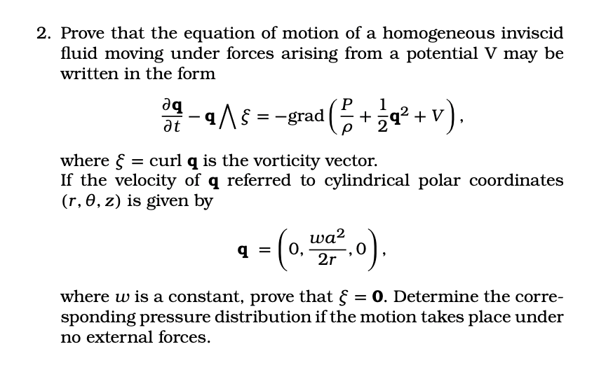 Solved Prove that the equation of motion of a homogeneous | Chegg.com