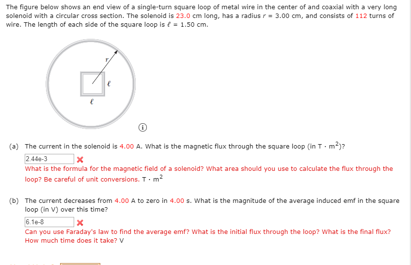 Solved The figure below shows an end view of a single-turn | Chegg.com