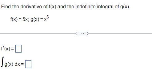 Solved Find the derivative of f(x) ﻿and the indefinite | Chegg.com