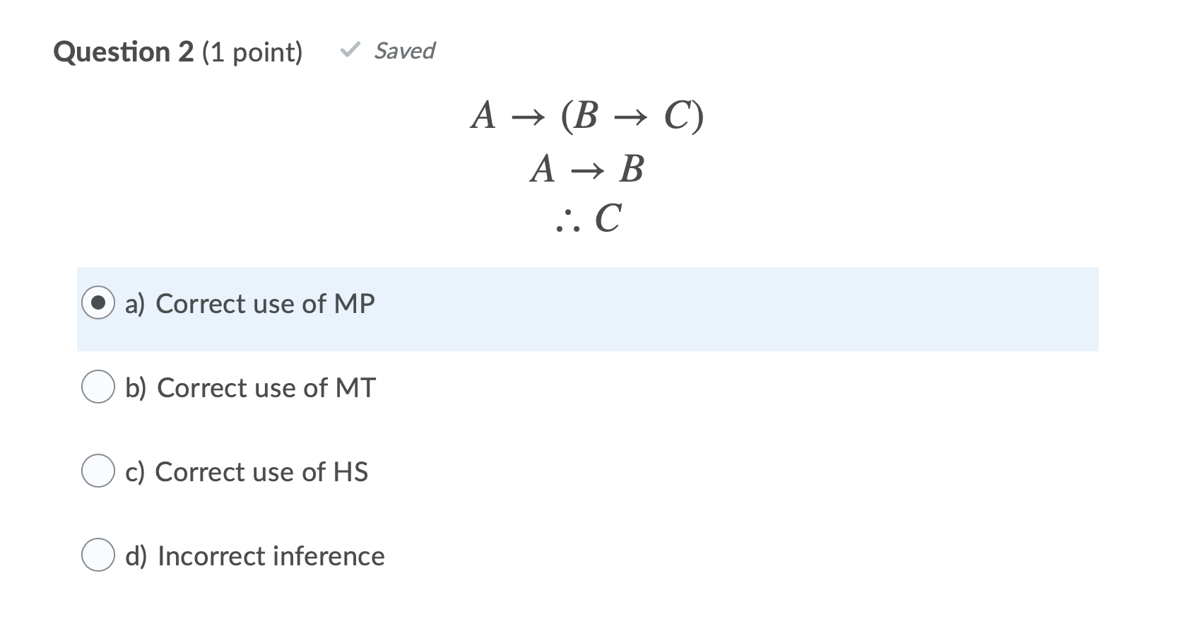 Solved Identifying Rule Applications Some of the following | Chegg.com