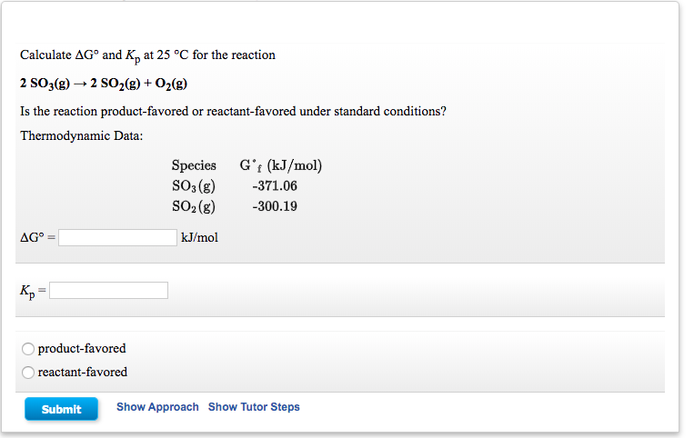 Solved Calculate AGº and Kp at 25 °C for the reaction 2 | Chegg.com