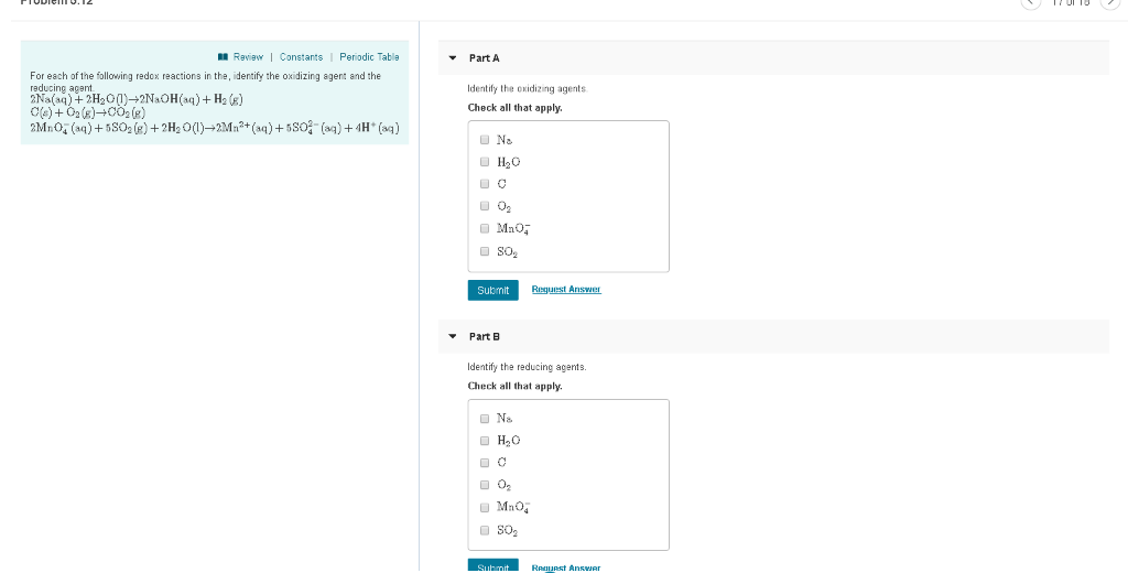 Solved Review I Constants Periodic Tabls PartA For each of | Chegg.com