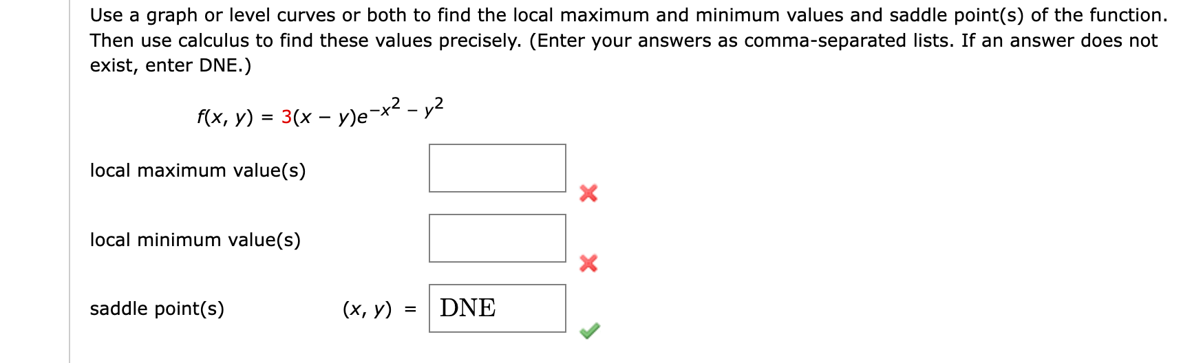 Solved Use A Graph Or Level Curves Or Both To Find The Local