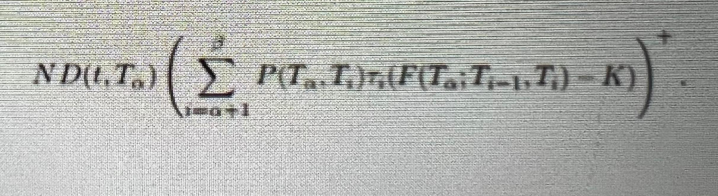 Solved Prove that the payer-swaption payoff in the | Chegg.com
