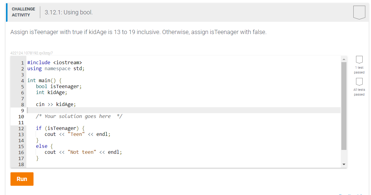 Solved CHALLENGE \begin{tabular}{l|l} ACTIVITY & 3.12.1: | Chegg.com