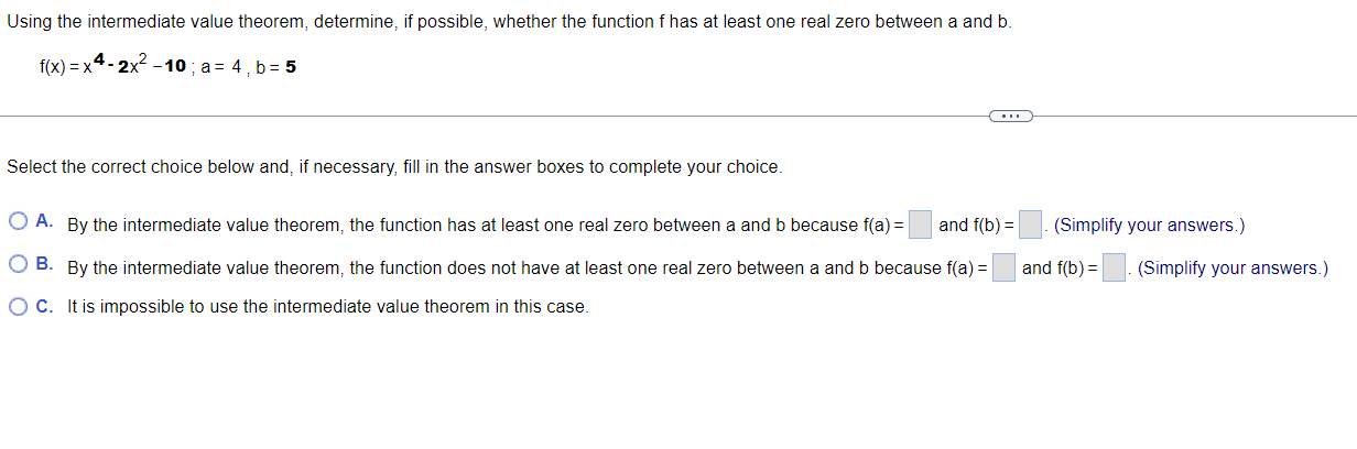 Solved Using the intermediate value theorem, determine, if | Chegg.com