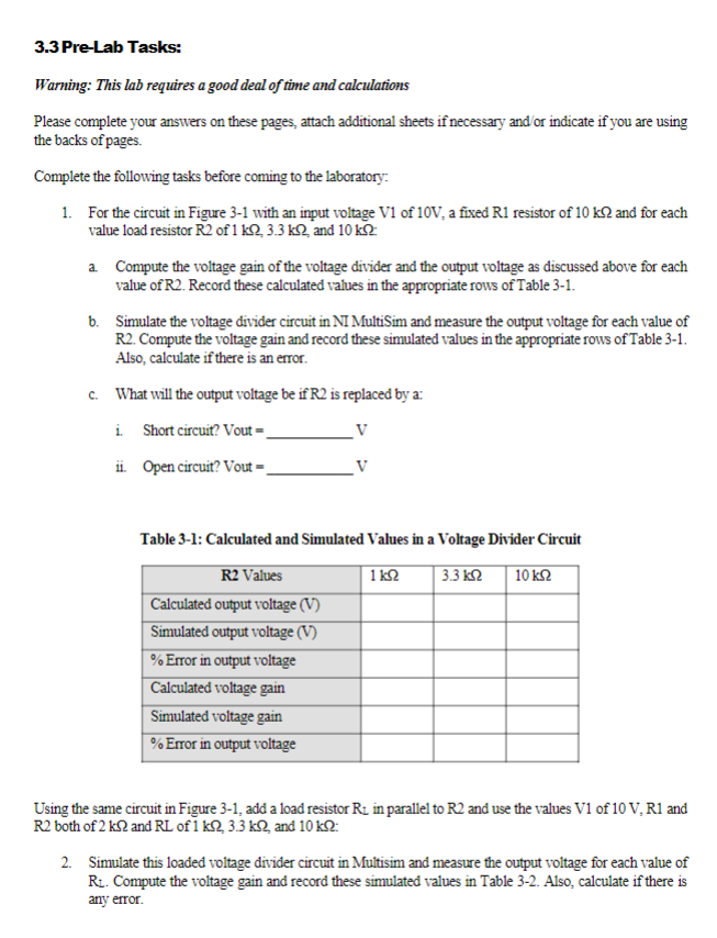 Solved Figure 3 2 Current Divider The Output Current I2