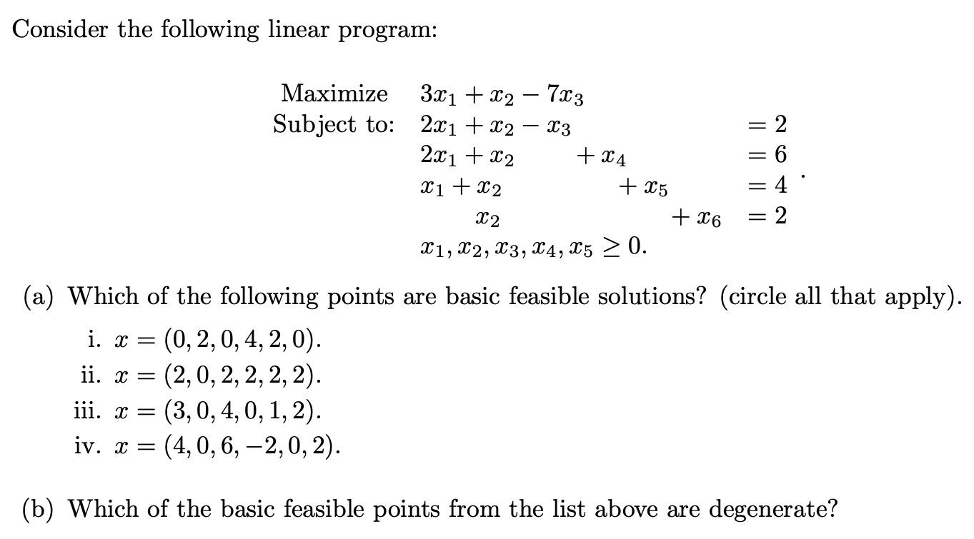 Solved Consider the following linear program: Maximize 3x1 + | Chegg.com