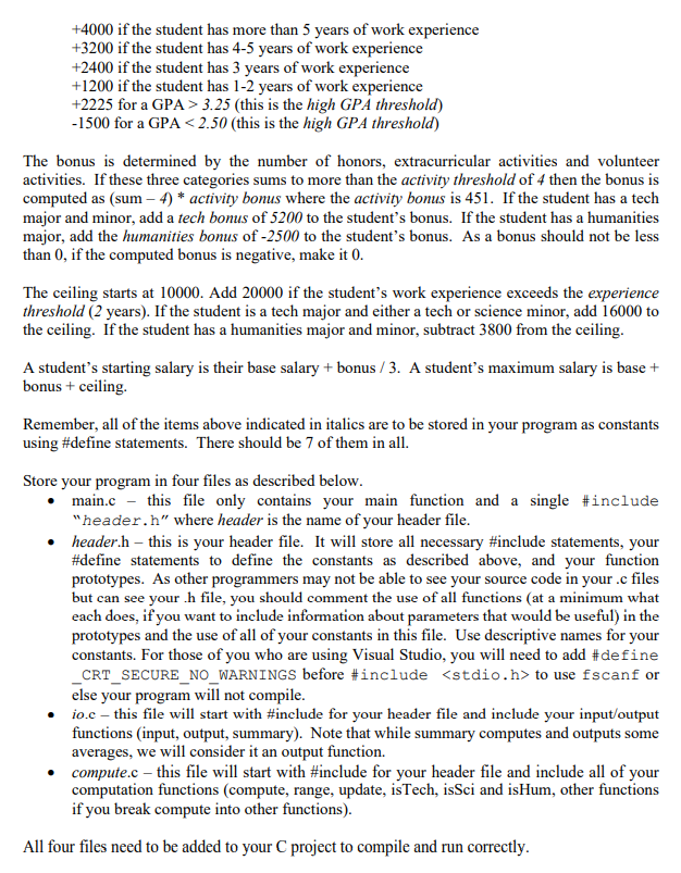 Solved CSC 362 Programming Assignment #2 Due Date: Friday, | Chegg.com