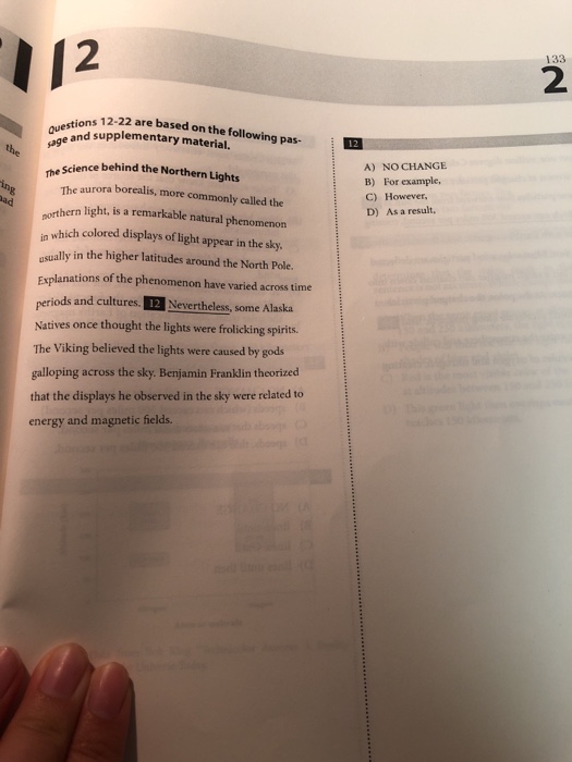 Solved 12 2112 The writer is considering revising the u to | Chegg.com