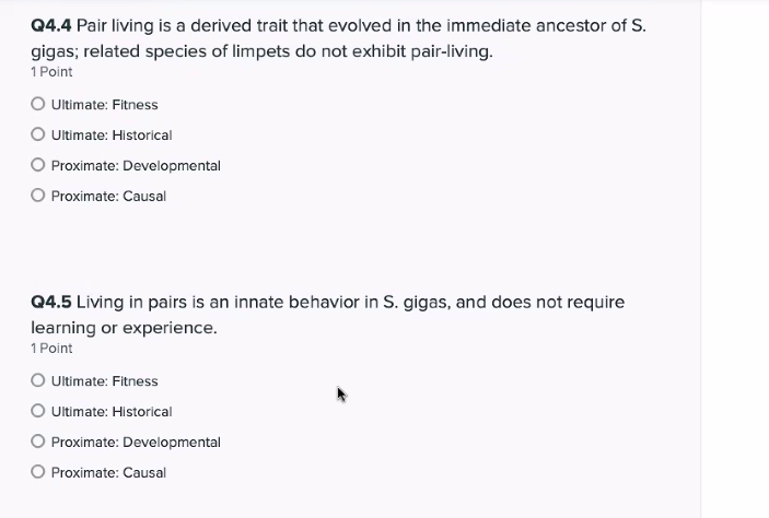 Solved Q4 Distinguishing Proximate and Ultimate Hypotheses 2 | Chegg.com