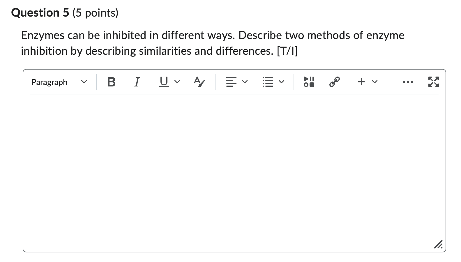 Solved Enzymes can be inhibited in different ways. Describe | Chegg.com