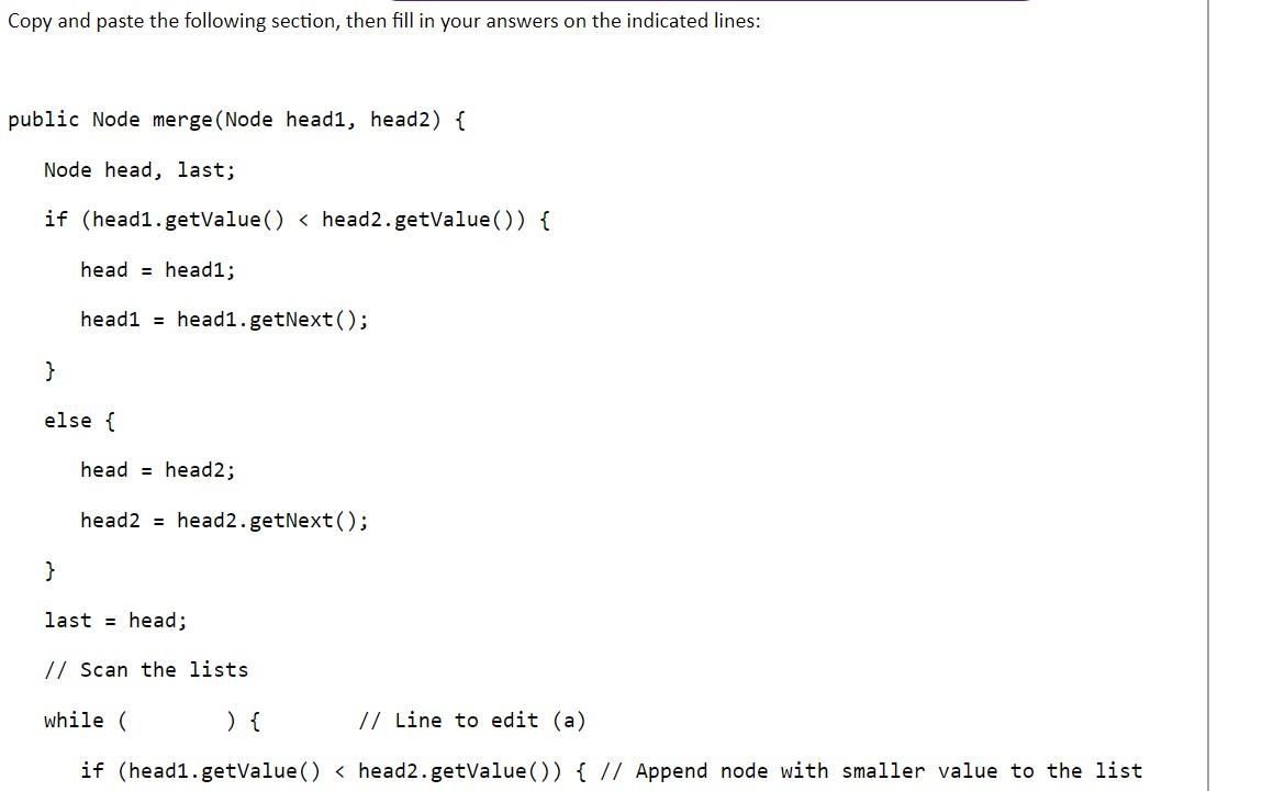 Solved Consider two sorted singly linked lists in which each | Chegg.com