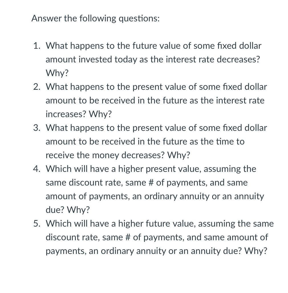 Solved Answer The Following ions 1 What Happens To Chegg