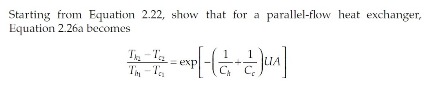Solved Starting from Equation 2.22, show that for a | Chegg.com