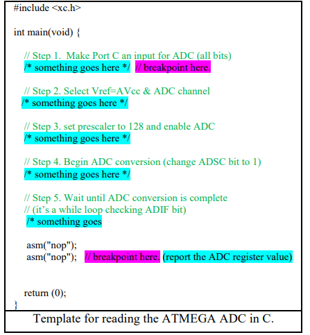 single conversion mode (ADSC set to 1). a. You can | Chegg.com