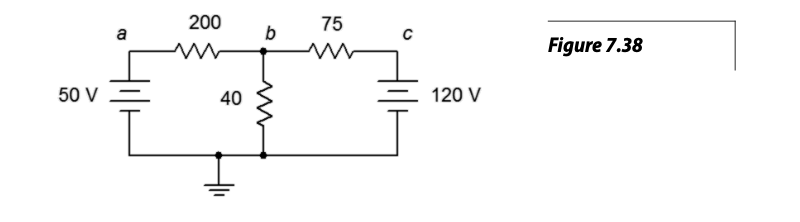 Solved A. Given the circuit in Figure 7.38, write the mesh | Chegg.com