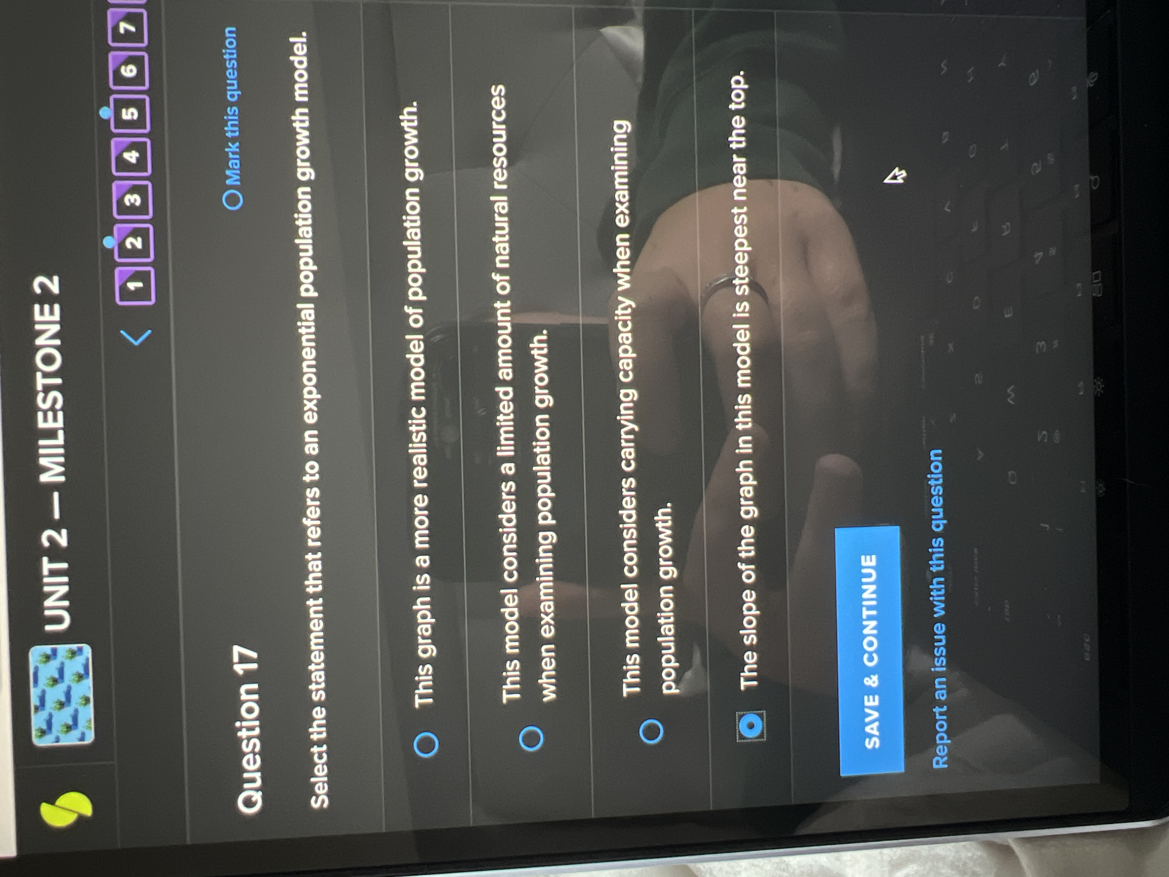 Solved UNIT 2 - MILESTONE 2\\nQuestion 17\\nMark this | Chegg.com