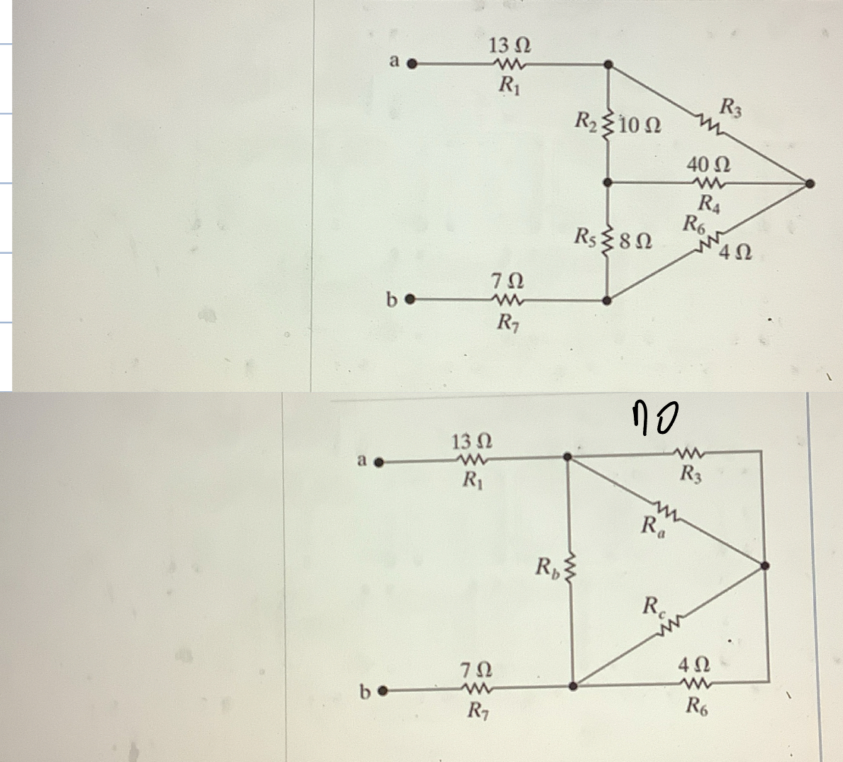 Solved Part CSimplify the initial circuit shown in (Figure | Chegg.com
