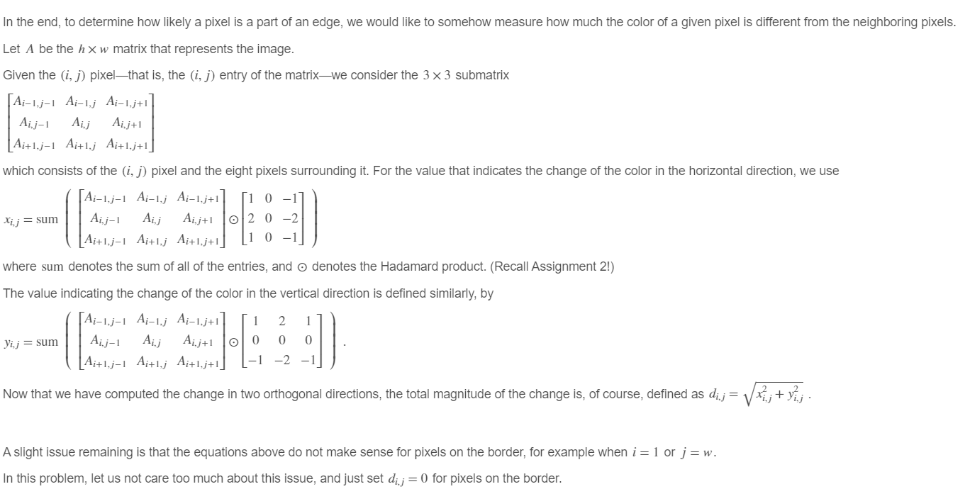 Solved Let us again consider a grayscale image that is w | Chegg.com