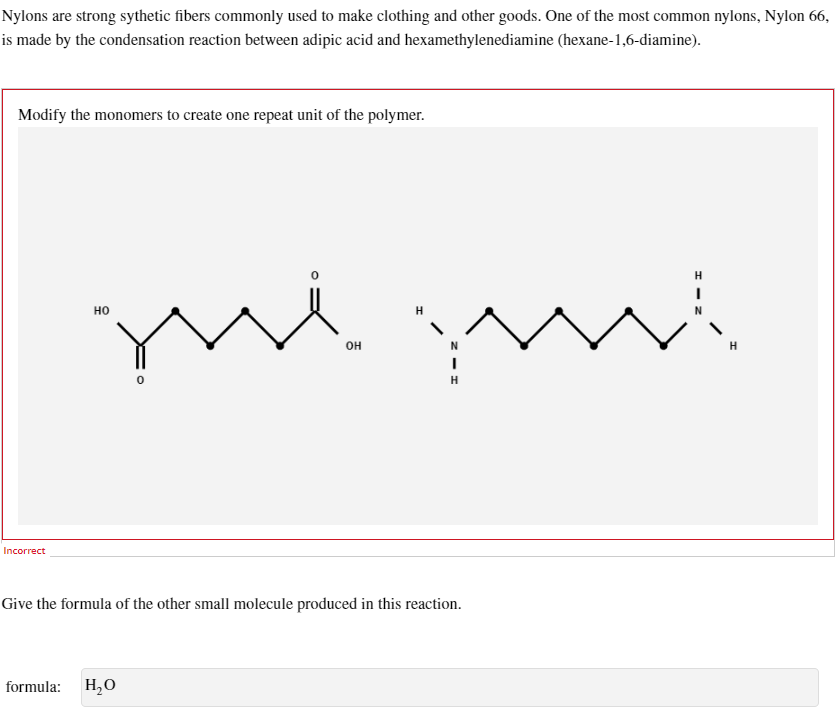 Solved Nylons are strong sythetic fibers commonly used to | Chegg.com