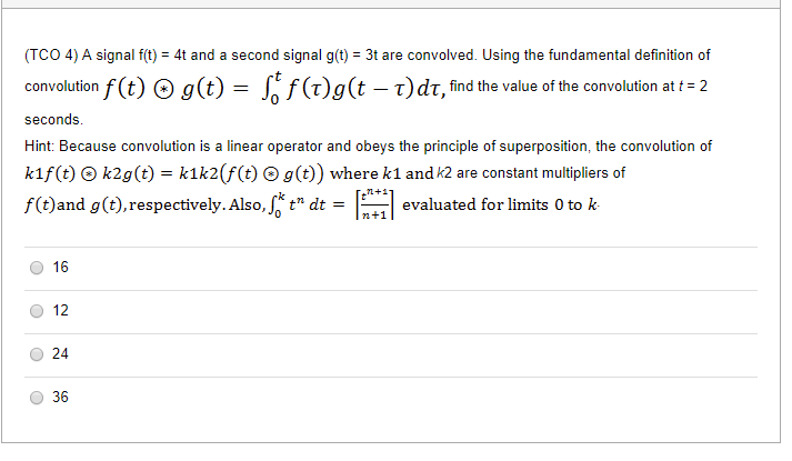 Solved (TCO 4) A simulation diagram is shown below. | Chegg.com