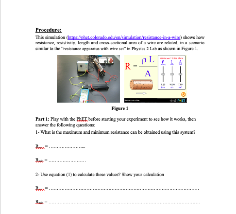 Solved Procedure: This simulation | Chegg.com