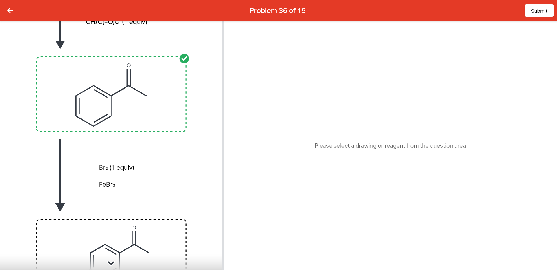 Solved Please select a drawing or reagent from the question | Chegg.com