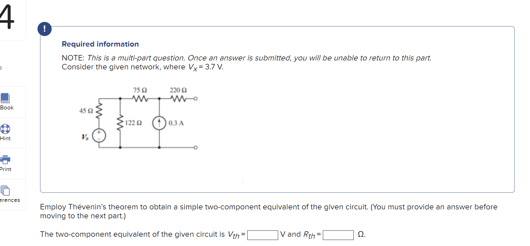 Solved Required information NOTE: This is a multi-part | Chegg.com