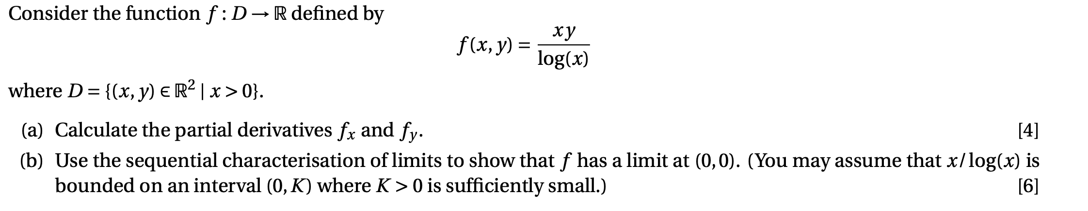 Solved Consider the function f:D→R defined by | Chegg.com