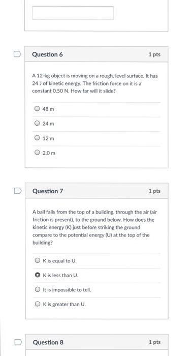 Solved A 12-kg object is moving on a rough, level surface. | Chegg.com