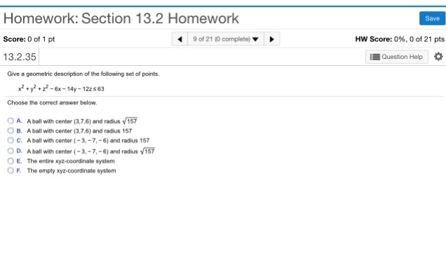 Solved Homework Section 13 2 Homework Score 0 Of 1 Pt