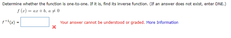 Solved Determine Whether The Function Is One To One If It