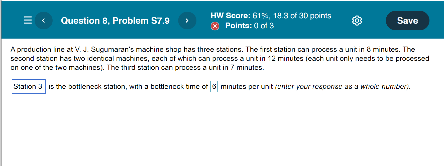 Solved HW Score: 61%, 18.3 of | Chegg.com