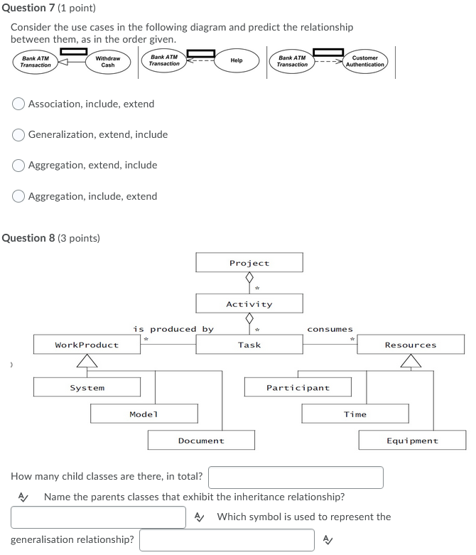 Solved Question 7 (1 point) Consider the use cases in the | Chegg.com