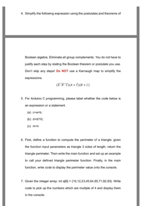 Solved 2. Write the Boolean expression equivalent to the | Chegg.com
