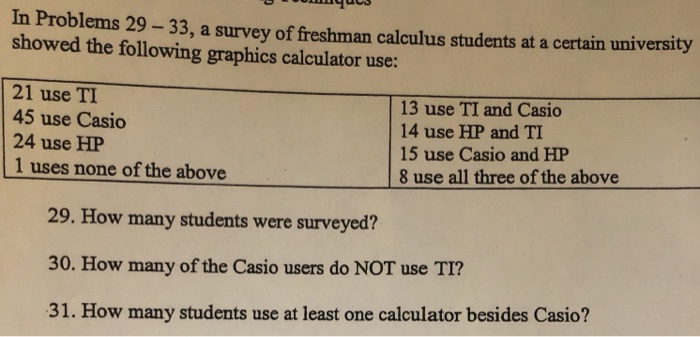Solved In Problems 29 33, a survey of freshman calculus | Chegg.com