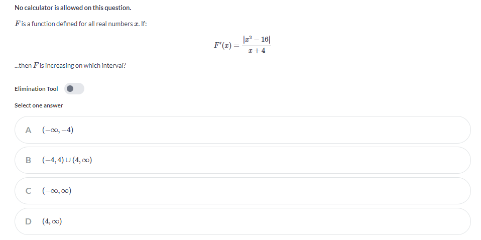 Solved No calculator is allowed on this question.F ﻿is a | Chegg.com