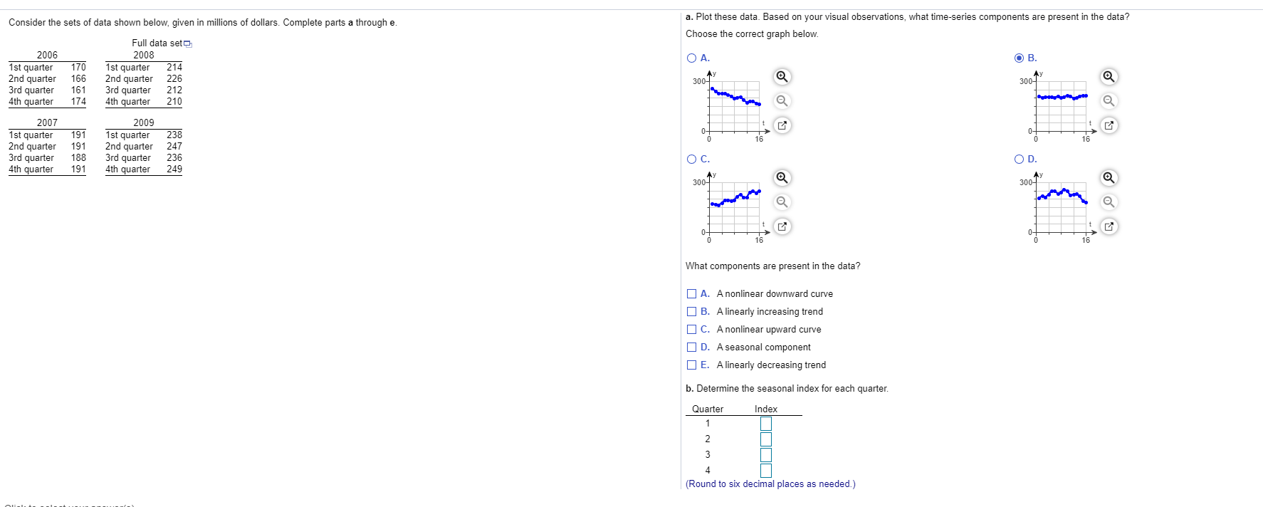 Solved Consider the sets of data shown below, given in | Chegg.com