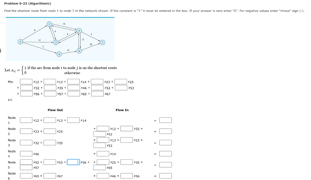 Solved Problem 6 23 Algorithmic Find The Shortest Route