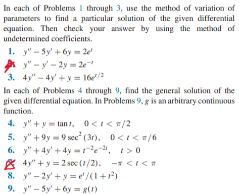 Solved In each of Problems 1 through 3 , use the method of | Chegg.com
