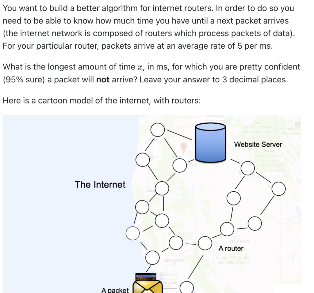 Solved You want to build a better algorithm for internet | Chegg.com