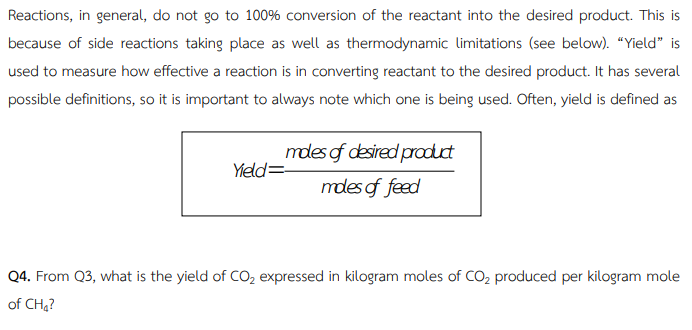 Solved 4. Conversion The conversion of a reactant is the | Chegg.com
