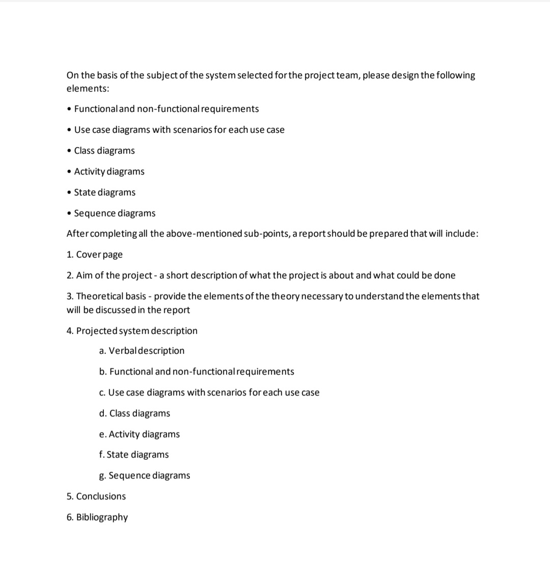 Solved On the basis of the subject of the system selected | Chegg.com