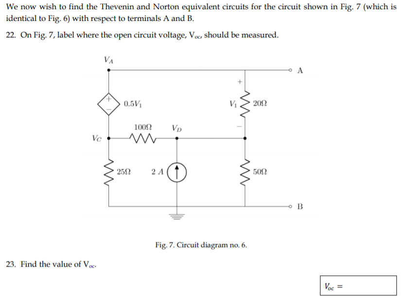 Solved We now wish to find the Thevenin and Norton | Chegg.com